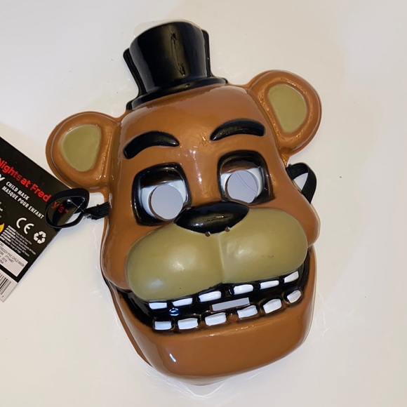 FNAF | Costumes | Nwt Five Night At Freddys Childs Mask Freddy Fazbear ...